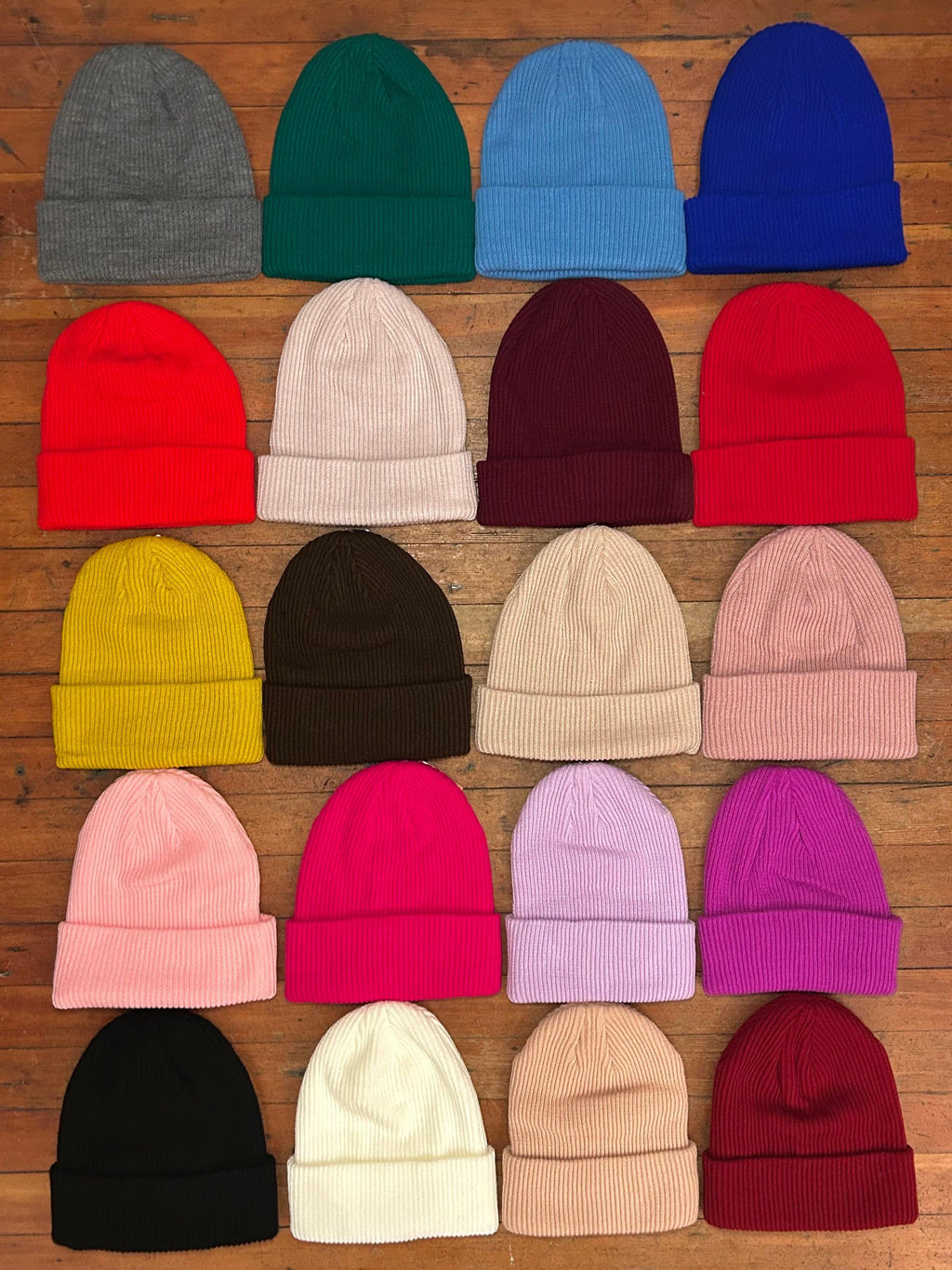 Pop of Color Beanie – Gold Dogs