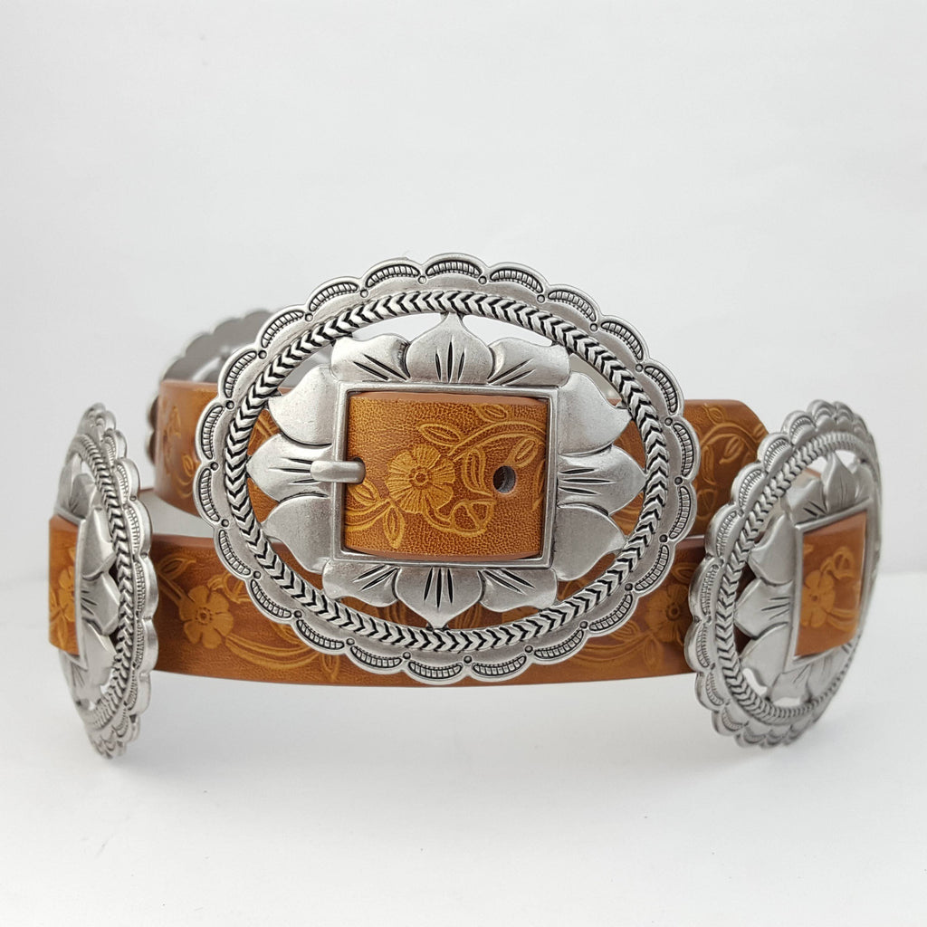 Cowgirl Up Concho Belt – Gold Dogs