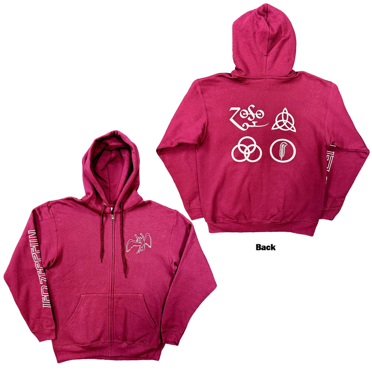 Led Zeppelin ZoSo Hoodie Sweatshirt – Gold Dogs