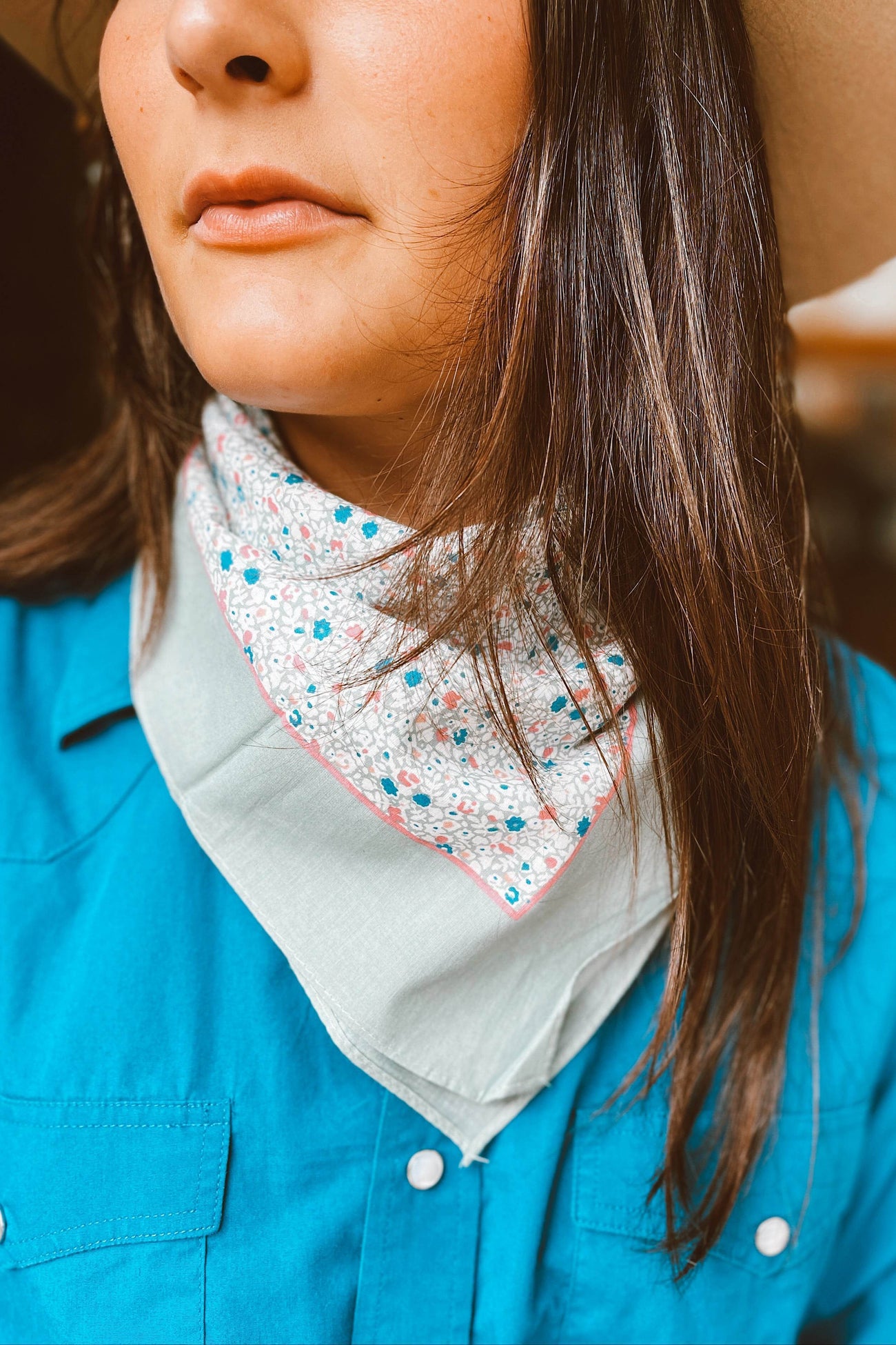 Wide Country Bandana – Gold Dogs